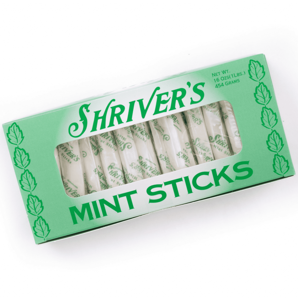 White Mint Sticks 1 lb. Box – Shriver's